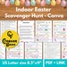 Indoor Easter Scavenger Hunt Clues: Printable Treasure Hunt Game (PDF ...