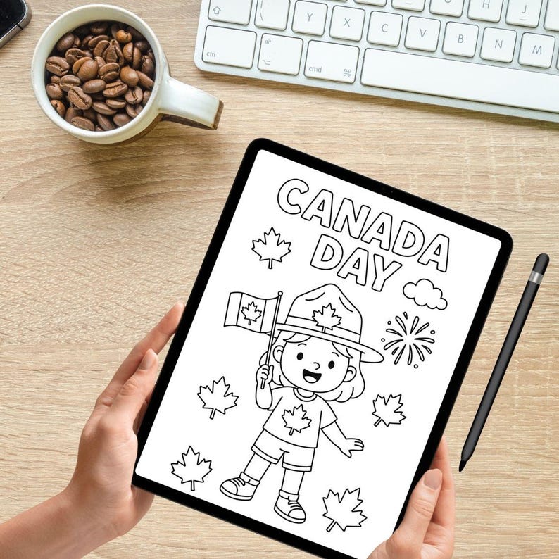 Canada Day Coloring Pages for Kids – Printable Activity Book – 13 Fun ...