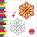 50 Printable Bold & Easy Mandala Coloring Book for Kids and Adults for ...