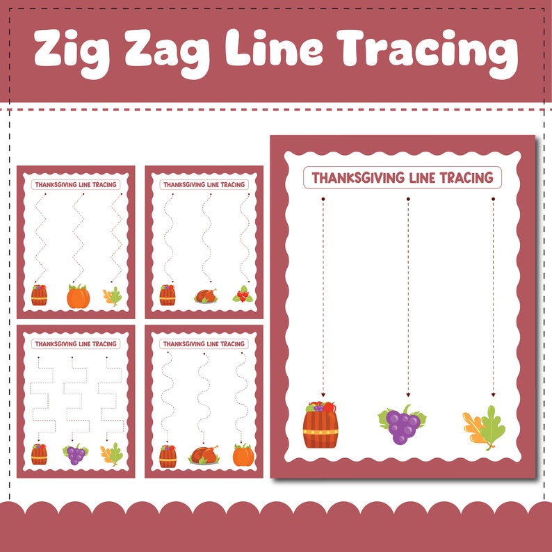 Fun 110 Printable Thanksgiving Activity Book for Kids Kindergarten ...