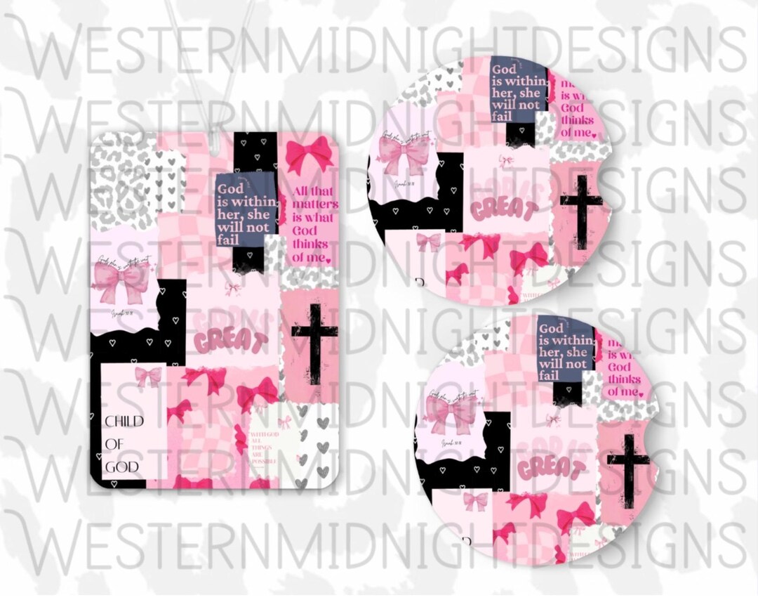 Christian Sublimation Freshie Design| Png/car Freshie/car Coasters - Etsy