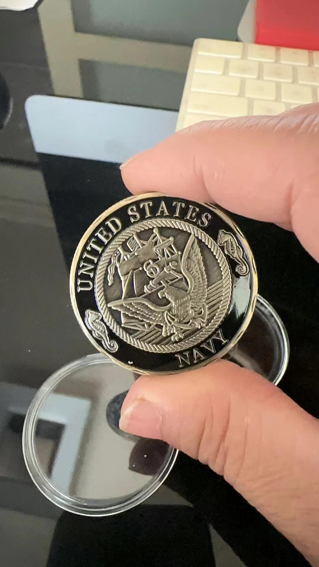 US Navy Commemorative Coins, Trident Sailor Commemorative Coins ...