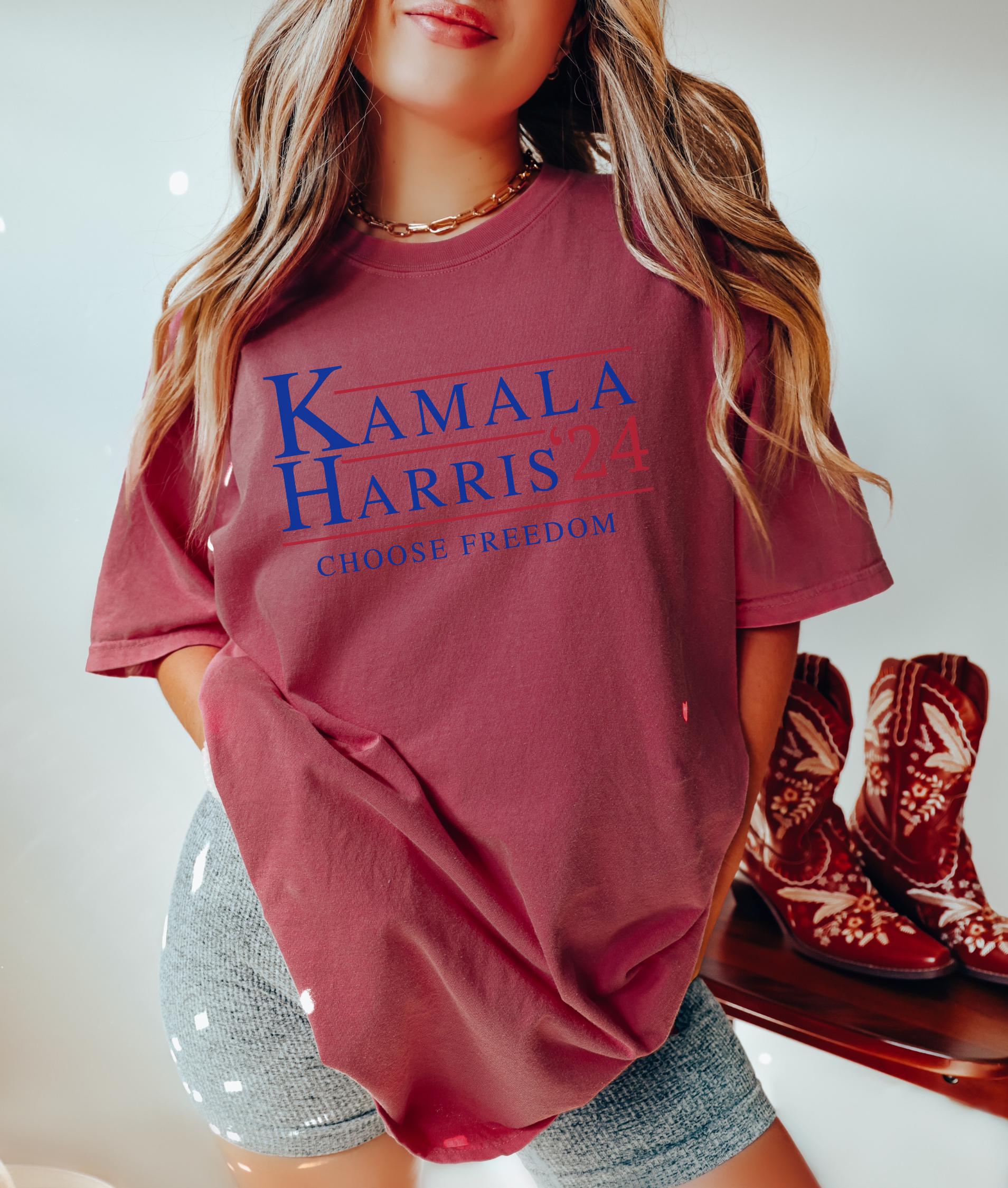 Choose Freedom Kamala 2024 SVG and PNG, Kamala Harris 2024, Kamala for ...