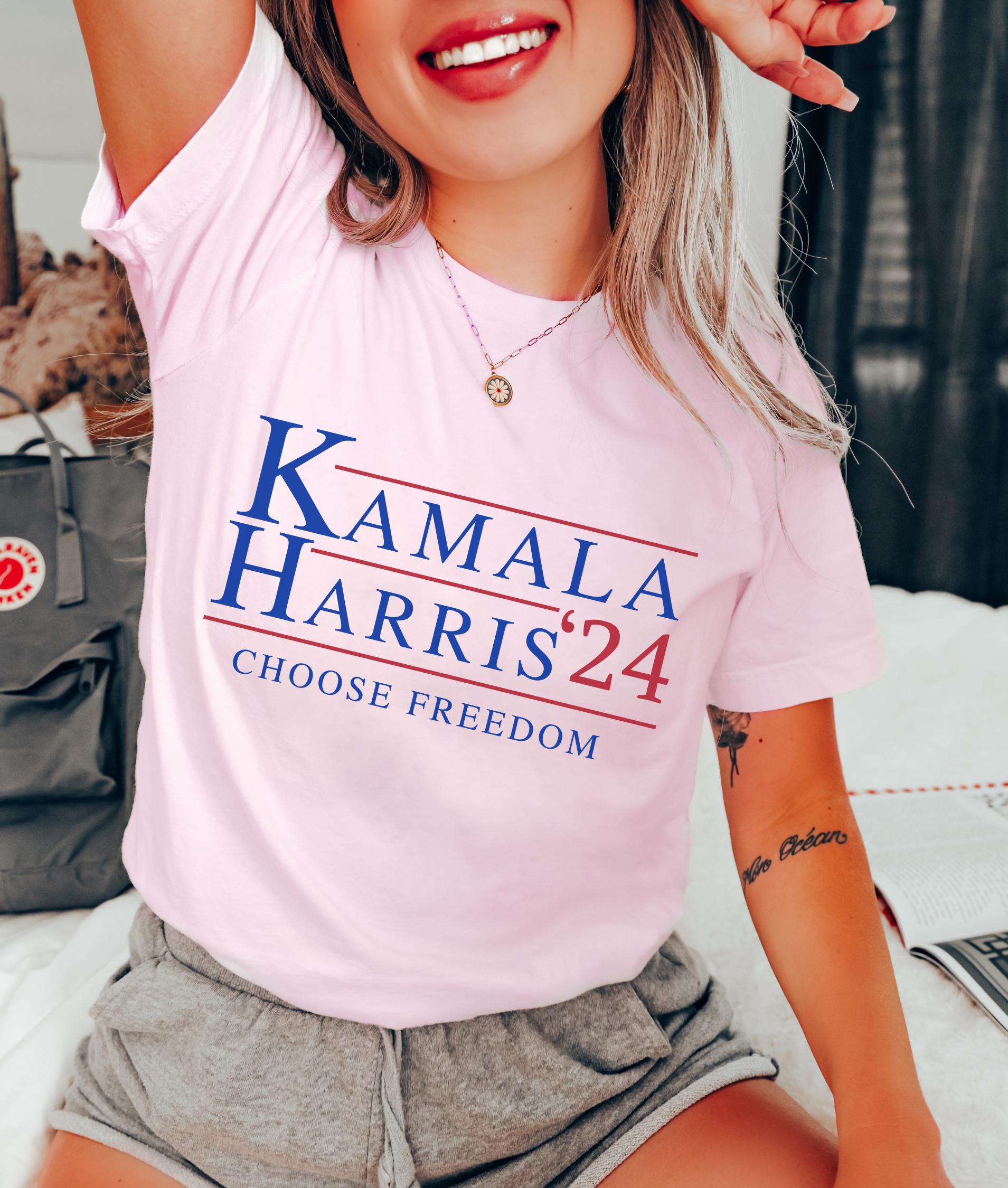 Choose Freedom Kamala 2024 SVG and PNG, Kamala Harris 2024, Kamala for ...