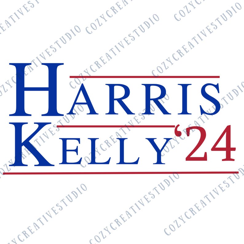 Harris Kelly 2024 SVG and Png,kamala Harris 2024,mark Kelly,election 24 ...