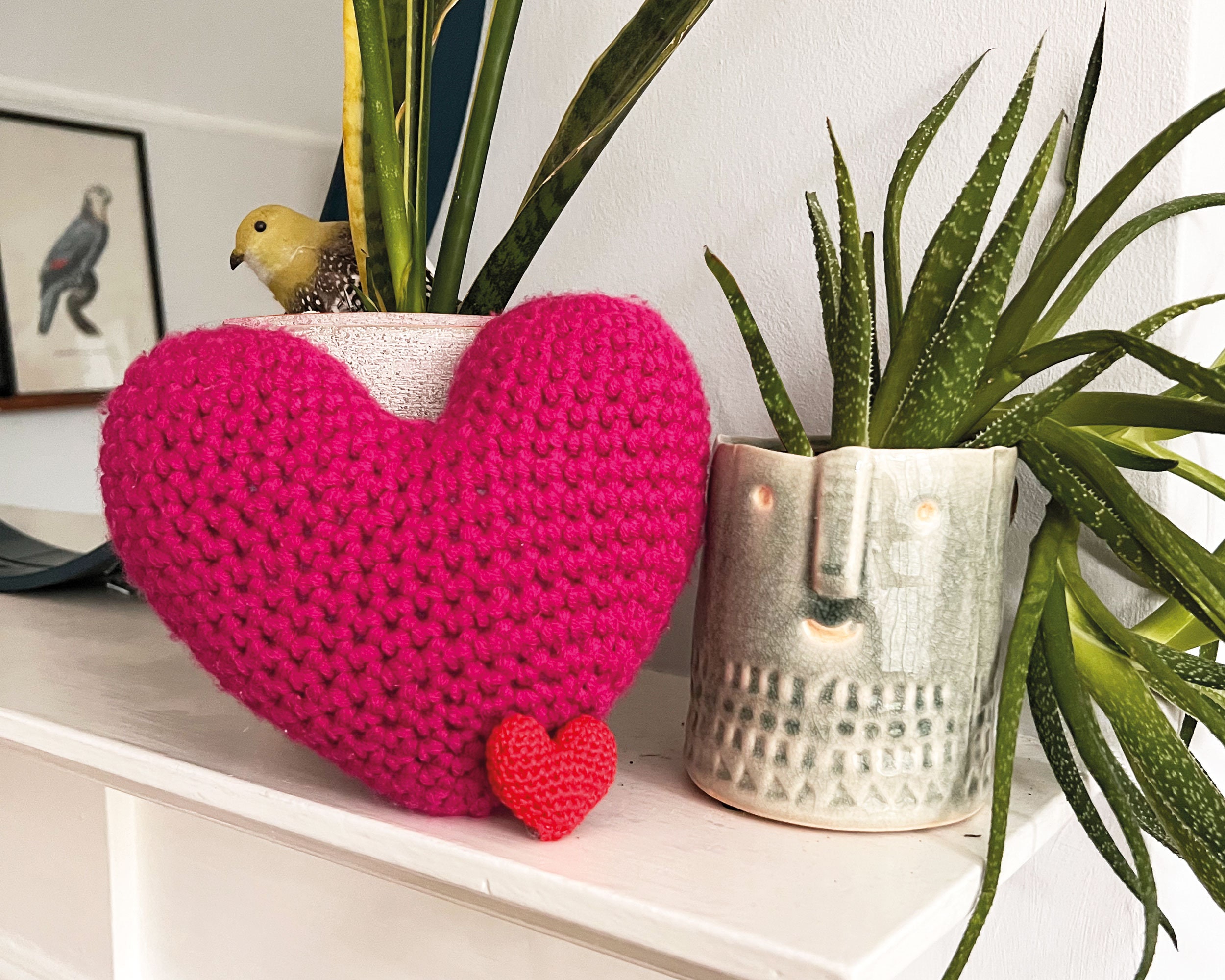 3D Decorative Heart Crochet Pattern - Etsy