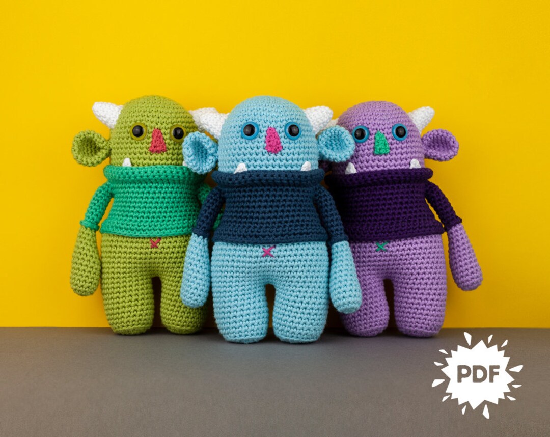 Ogre Crochet Pattern - Etsy