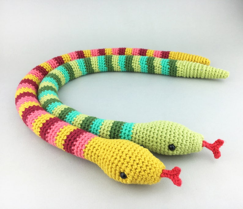 Snake Amigurumi Crochet Pattern - Etsy