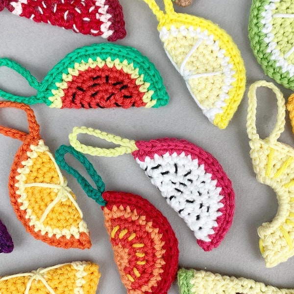Crochet Fruit - Etsy