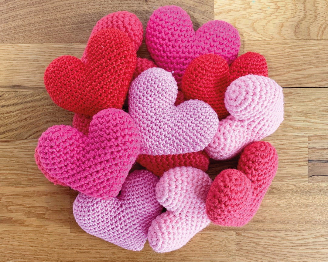 3D Decorative Heart Crochet Pattern - Etsy