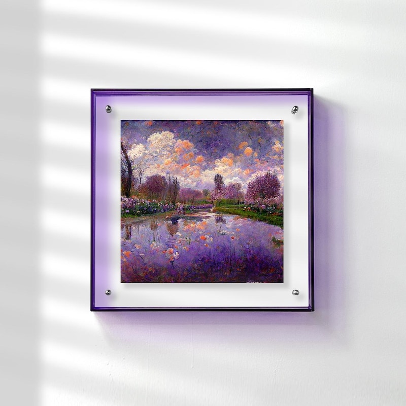 Photo Frame With Violets - Etsy UK