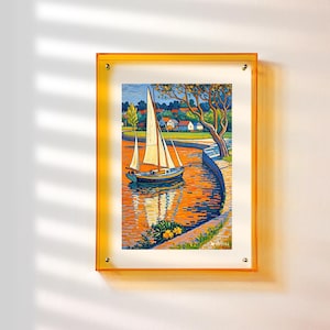 Colorful Acrylic Wall Mounted Photo Frame, Available in Multiple Color ...