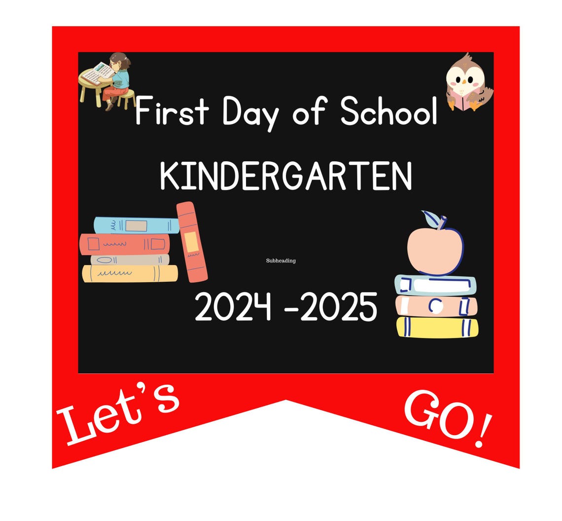 First Day of School, Back to School Sign Printable-2, Printable Back to ...