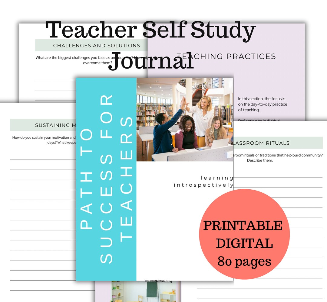 Teacher Career Planner, Coaching Planner, Printable Digital Life Coach ...