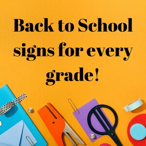First Day of School, Back to School Sign Printable-2, Printable Back to ...