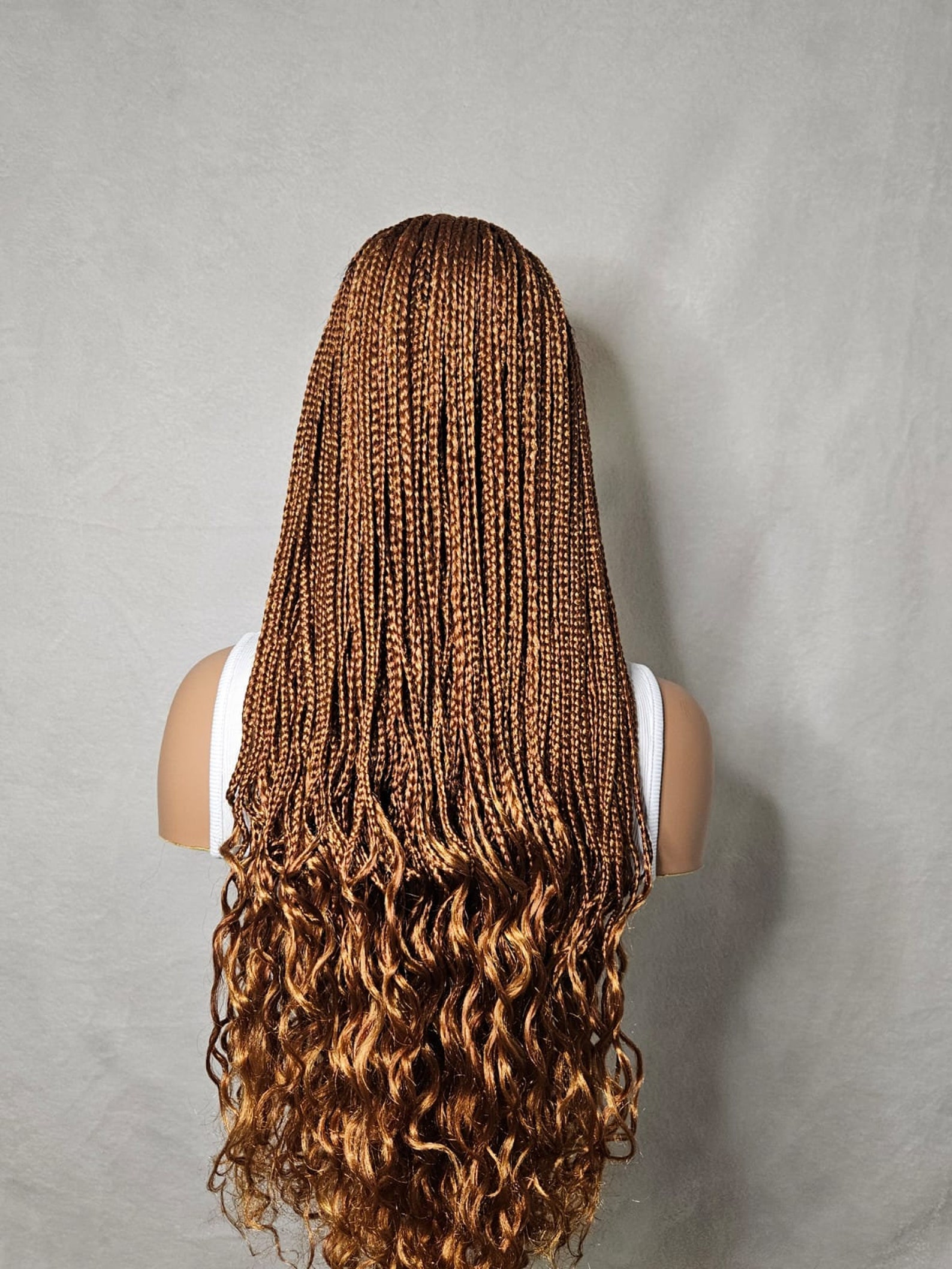 Closure, Braids, Box Braids, Curled Box Braid - Etsy