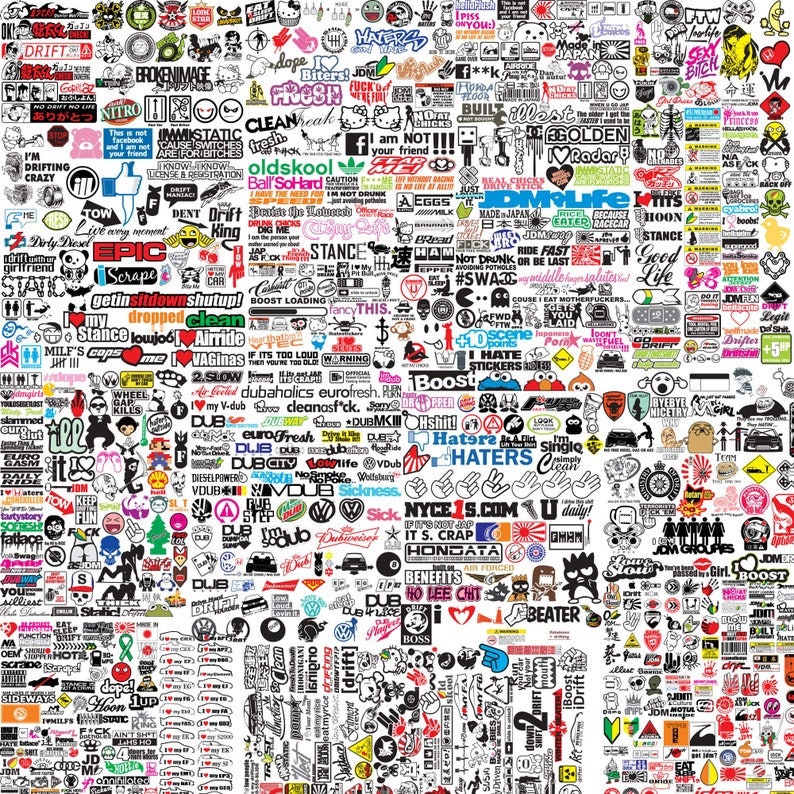 JDM Car Stickers Vector PNG EPS Files for Car Accessories, Vinyl Prints ...