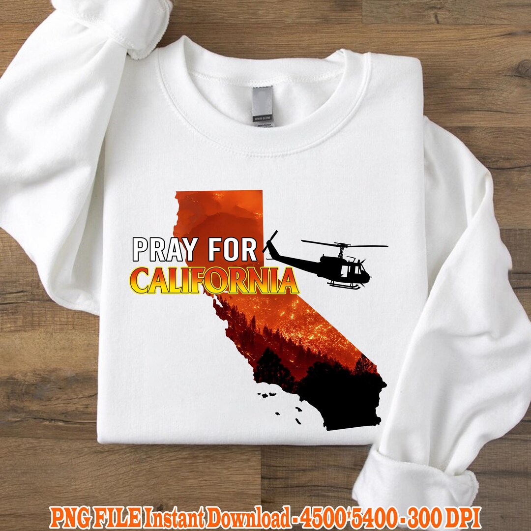 Pray for California PNG, Pray for LA Png, Los Angeles Wildfires Support ...