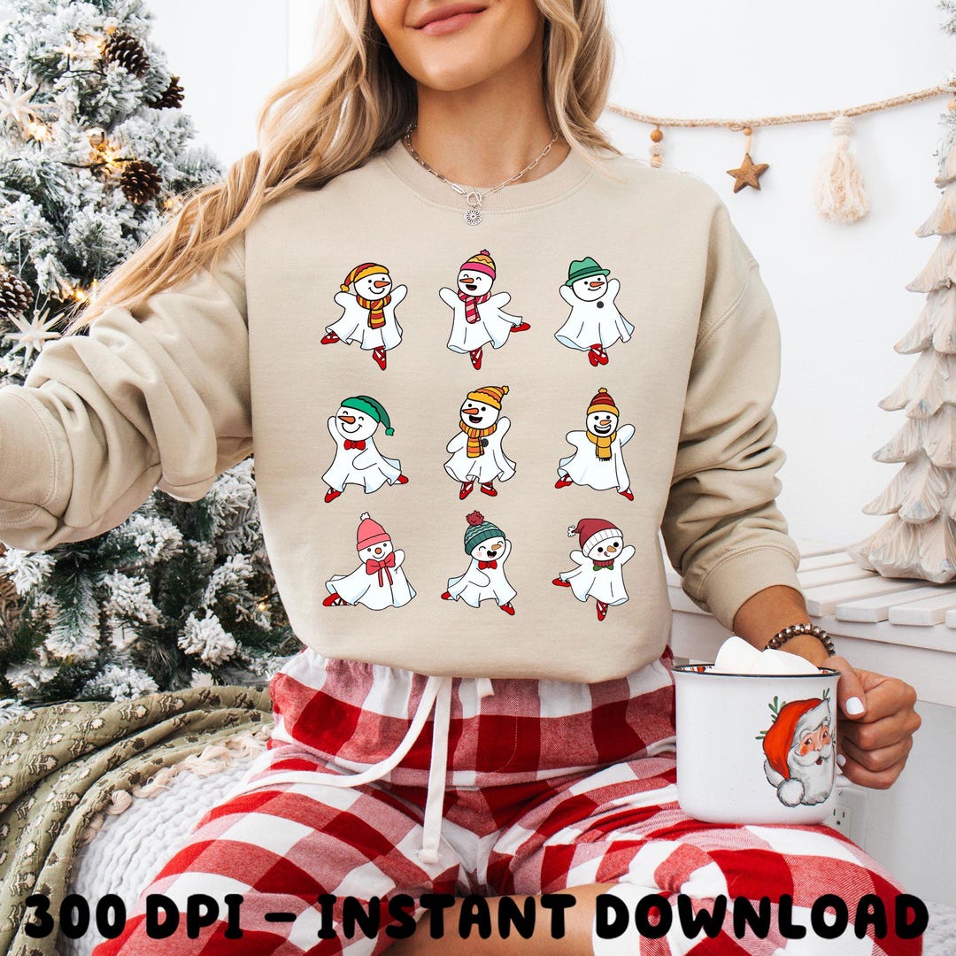 Ballet Snowman Christmas PNG, Snowman Christmas Png, Christmas Dancing ...