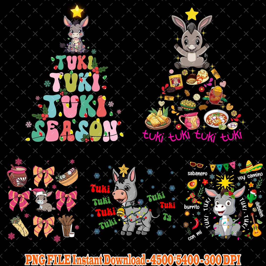 Tuki Tuki Season PNG Bundle, Pan Dulce Png, Mexican Chocolate, Pink ...