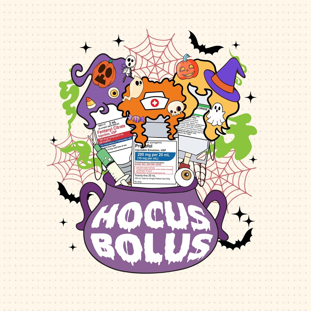 Halloween Hocus Bolus Nurse Png, Spooky Nurse Png, Sanderson Sisters ...