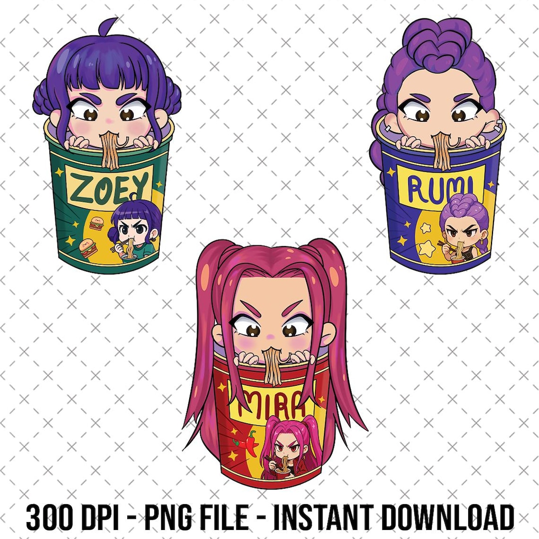 Huntrix Girls Png, Kpop Demon Hunters Png, Vintage Huntrix Png, Huntrix ...