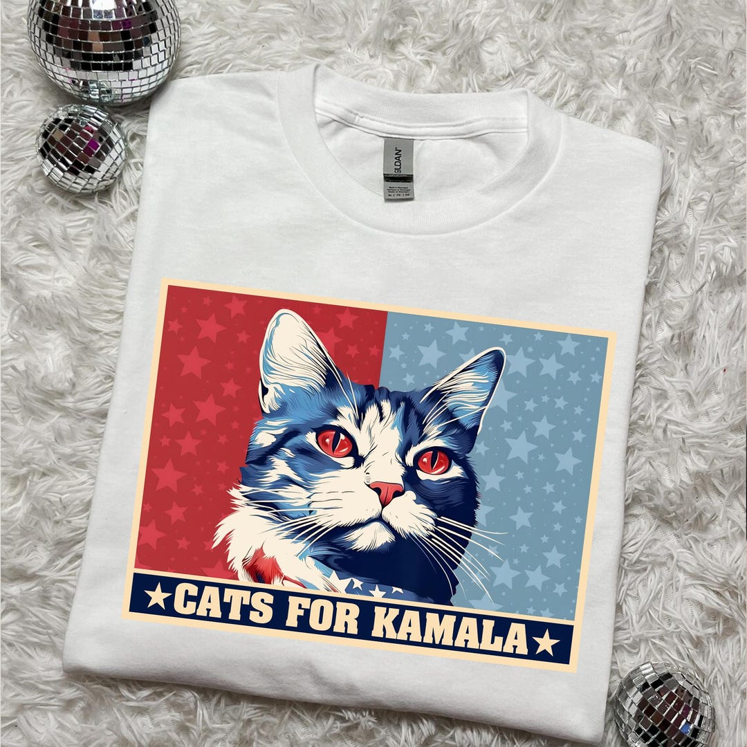 Cats for Kamala PNG, Kamala Harris Png, Democrat Political Png, US Vice ...