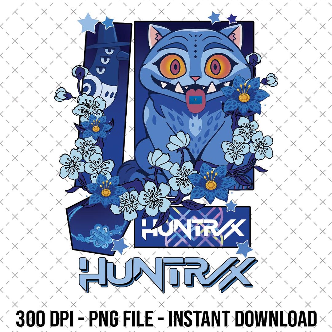 Cat Officially Licensed Png, Demon Hunters Png, Kpop Huntrix Png, Gift ...