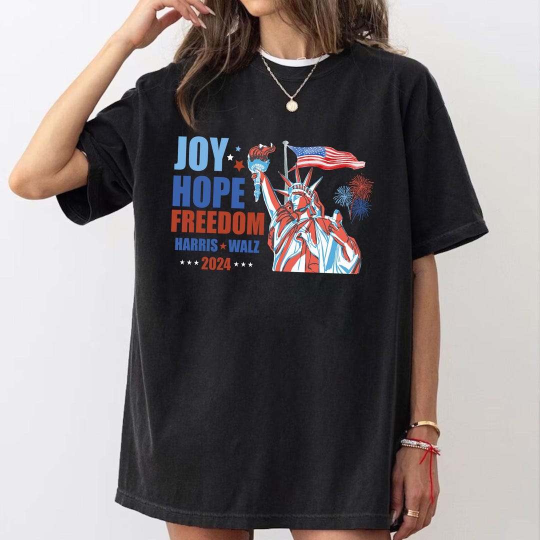 Joy Hope Freedom Harris Walz 2024 Png, Harris Walz 24 Png, Harris Walz ...
