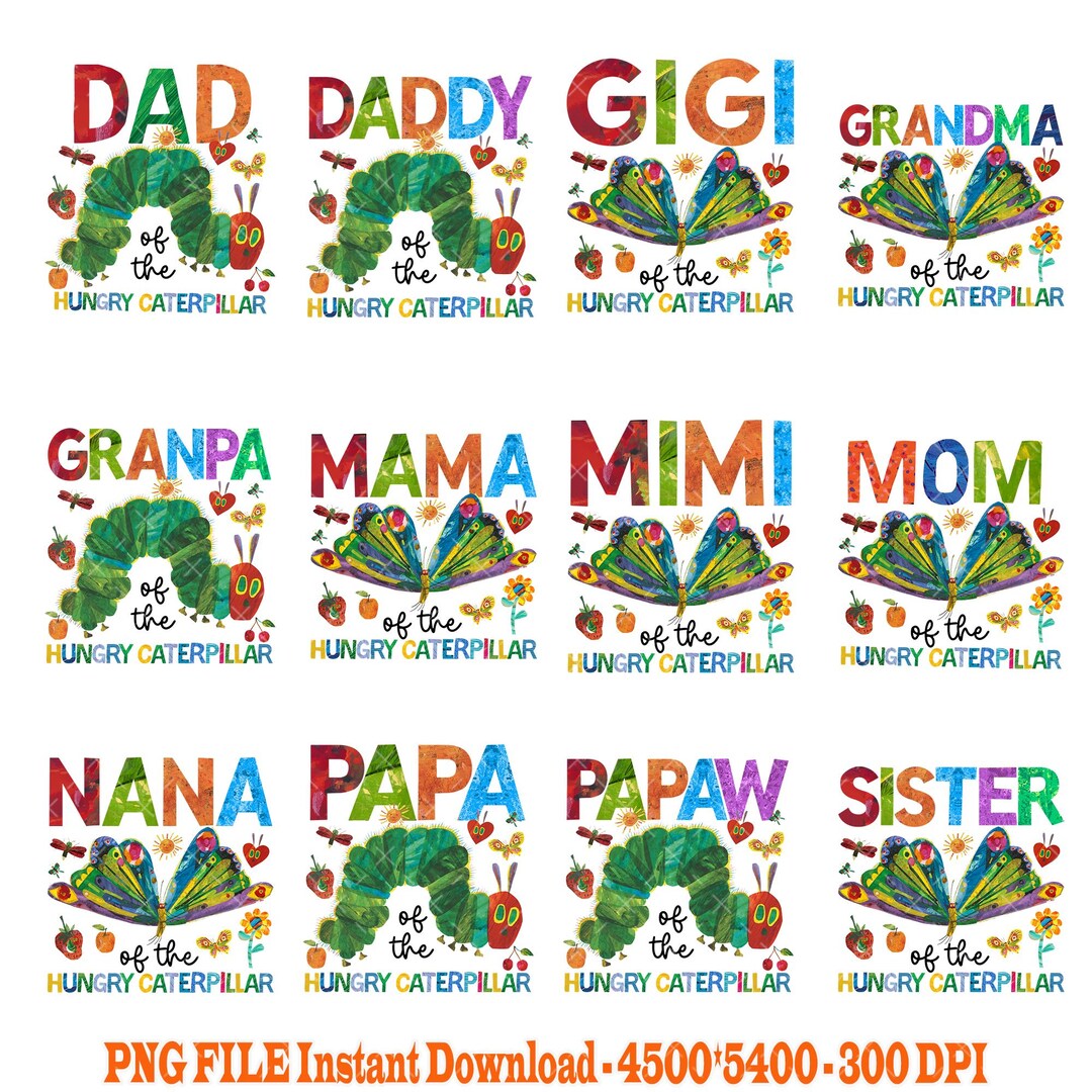 10+ the Very Hungry Caterpillar Bundle Png, Hungry Caterpillar Png ...