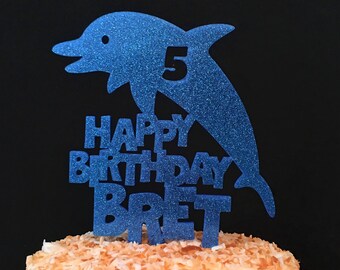 Dolphin cake topper | Etsy