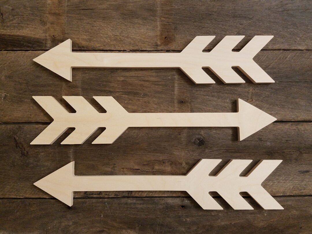 Wooden Arrow Rustic Wooden Arrow Arrow Wall Art Native - Etsy
