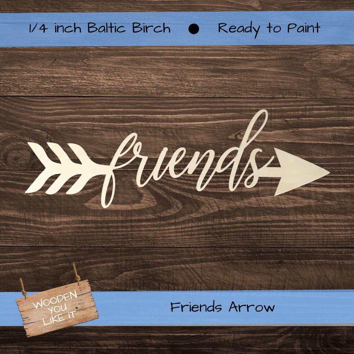 Friends Arrow Word, Wall Decor, Wall Hanging, Inspirational, Teens Room ...