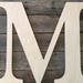 24 Inch Large Wooden Letter for Indoor Use, Wedding Guest Book Baltic ...