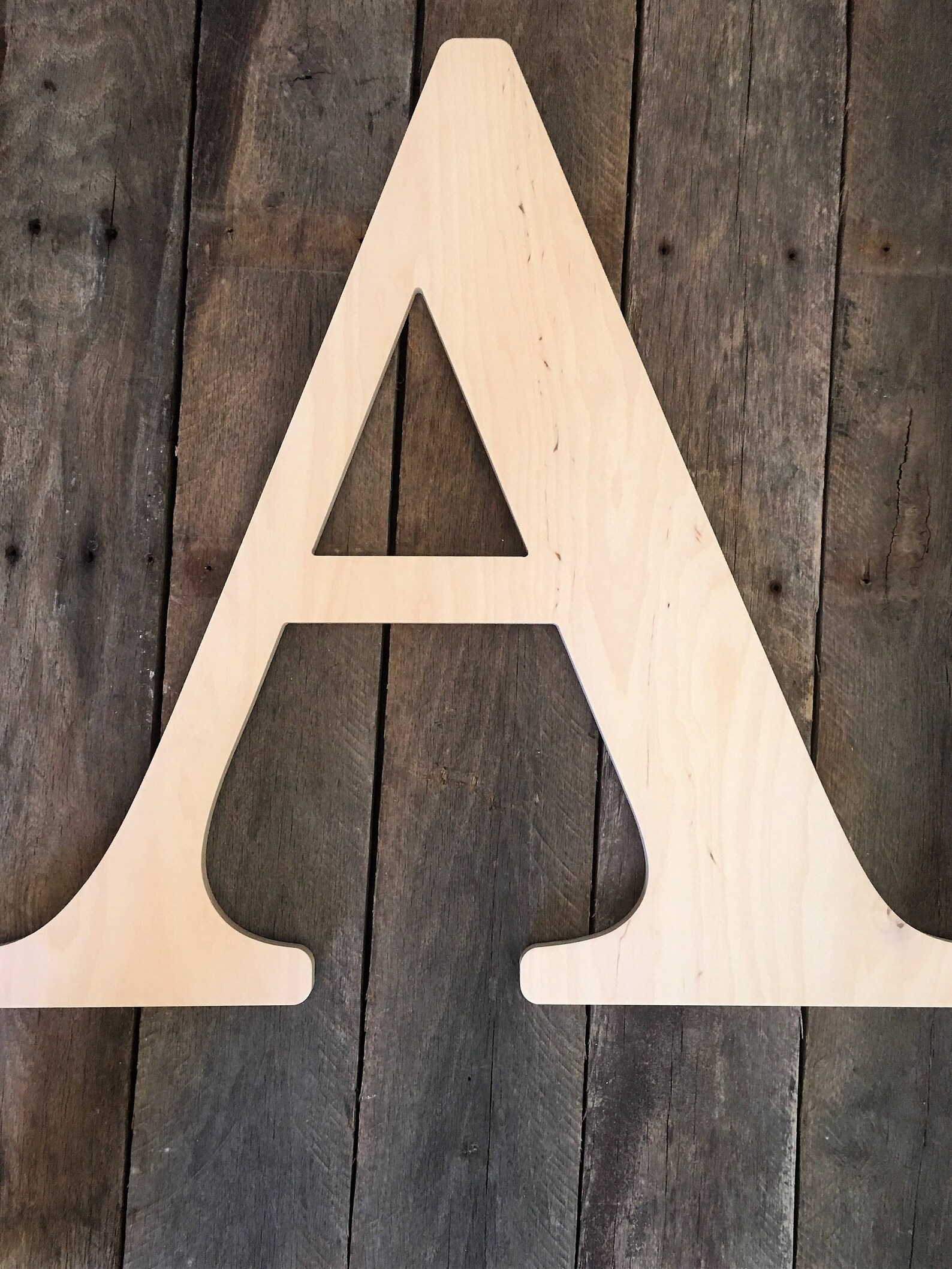 24 Inch Large Wooden Letter for Indoor Use Wedding Guest Book - Etsy