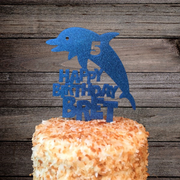Dolphin Cake Topper - Etsy