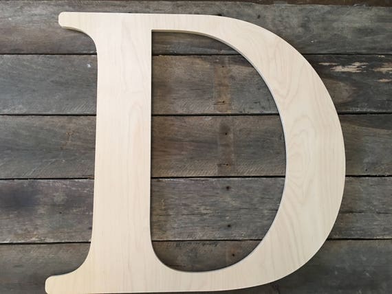 24 Inch Large Wooden Letter for Indoor Use Wedding Guest Book | Etsy