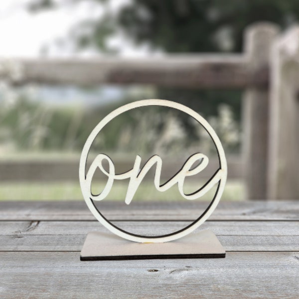 Circle Table Numbers - Etsy