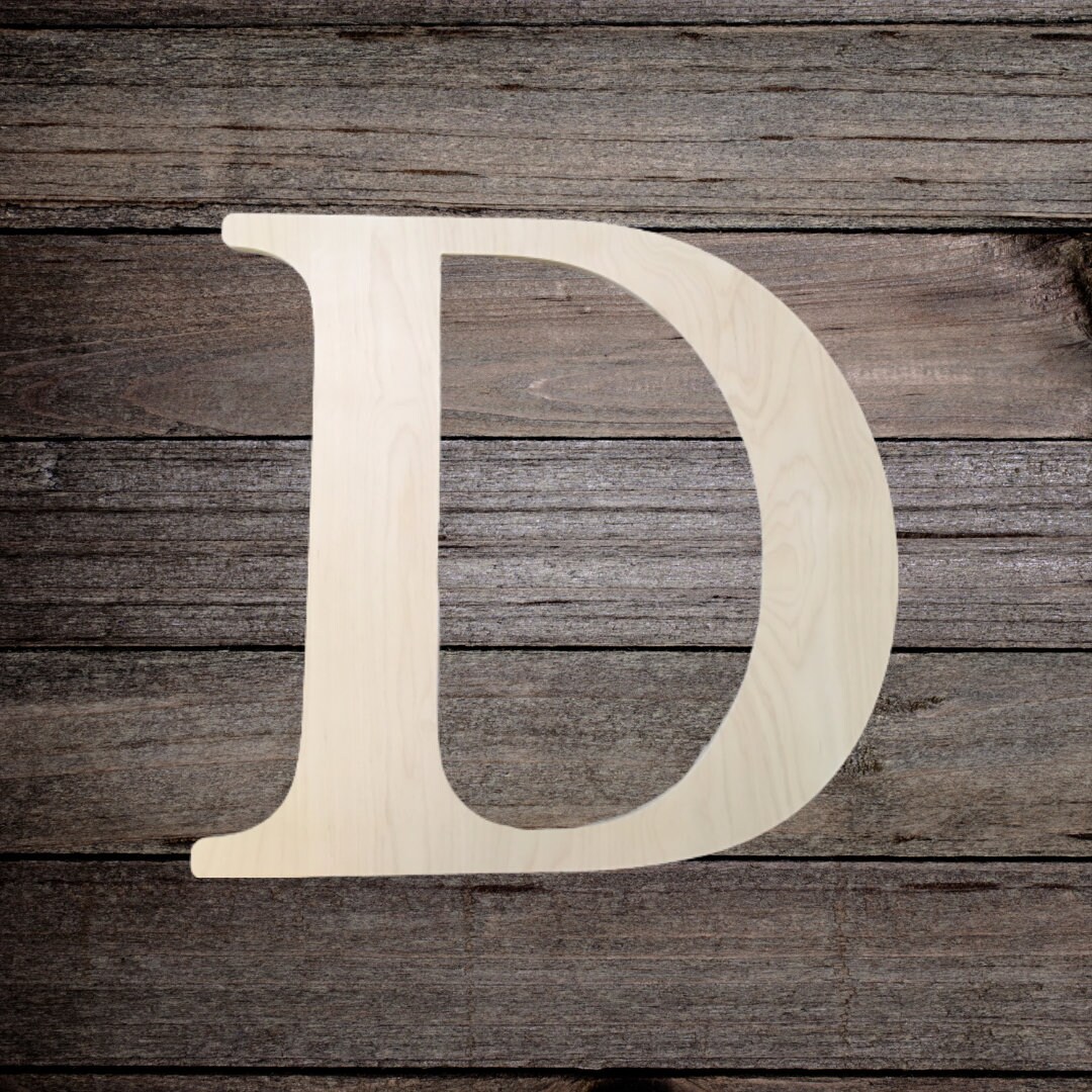 24 Inch Large Wooden Letter for Indoor Use, Wedding Guest Book Baltic ...
