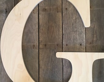 24 Inch Large Wooden Letter for Indoor Use Wedding Guest Book | Etsy