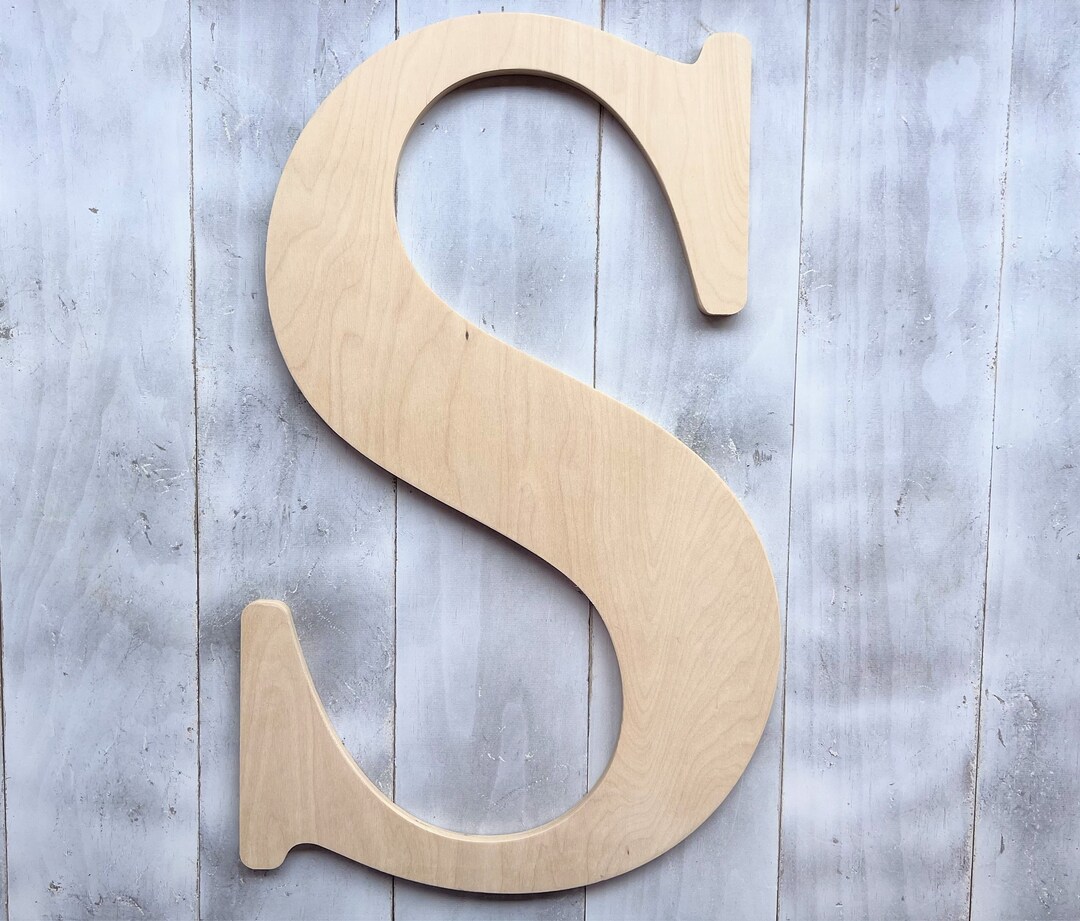 24 Inch Large Wooden Letter for Indoor Use Wedding Guest Book - Etsy