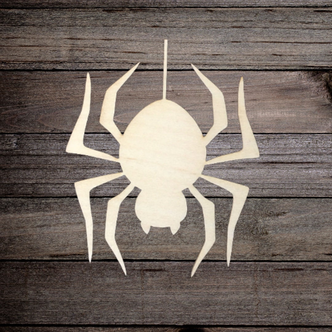 Spider on String, Unfinished, Craft Project, 228, Ornament, Wall Decor ...