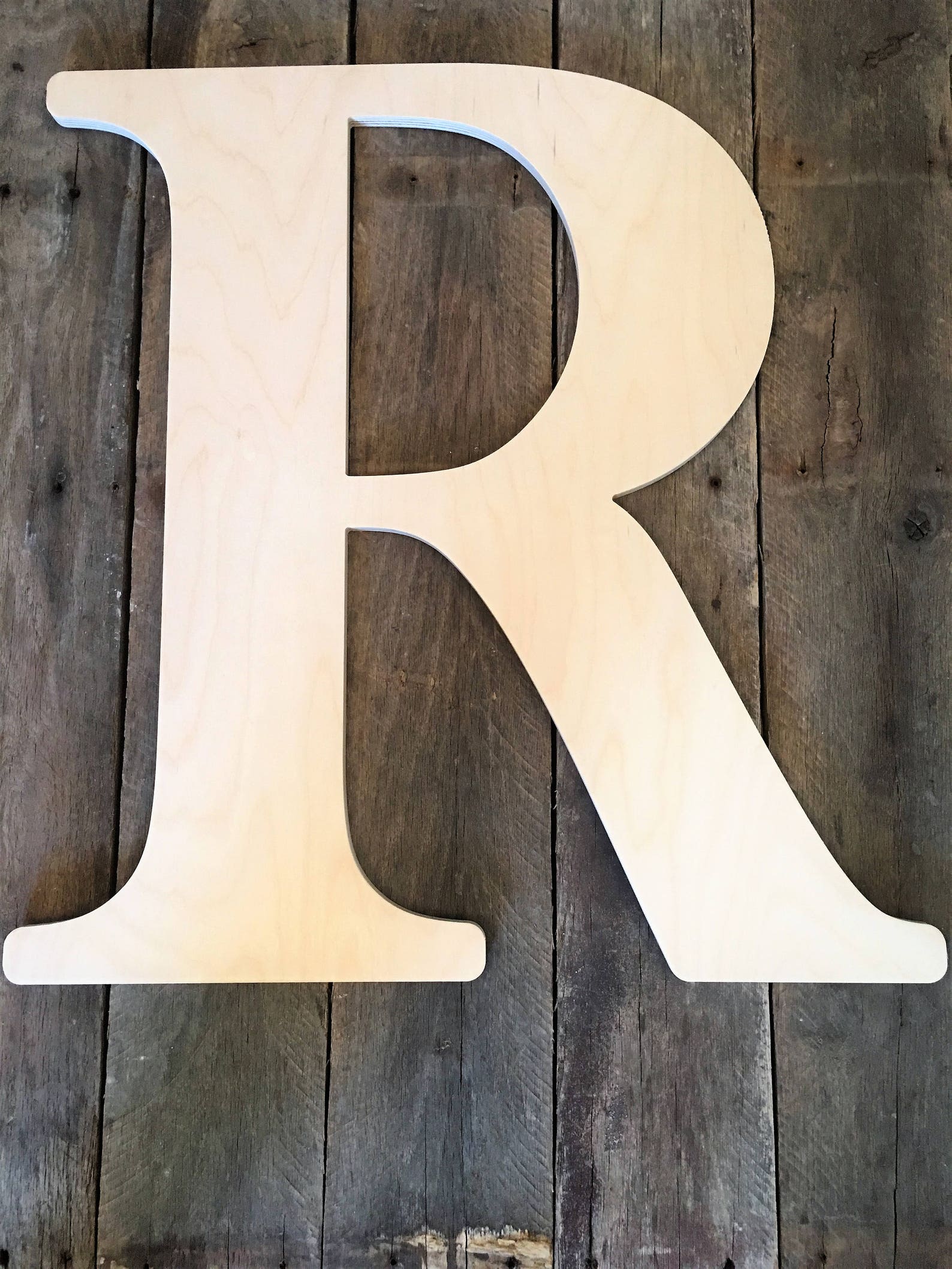 24 Inch Large Wooden Letter for Indoor Use Wedding Guest Book - Etsy