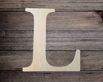 24 Inch Large Wooden Letter for Indoor Use, Wedding Guest Book Baltic ...