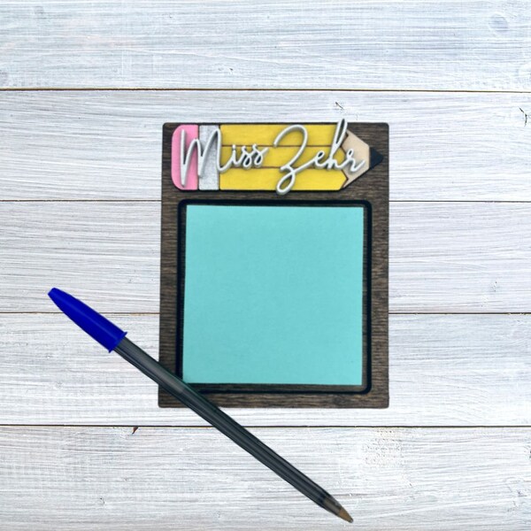 Post It Note Holder - Etsy