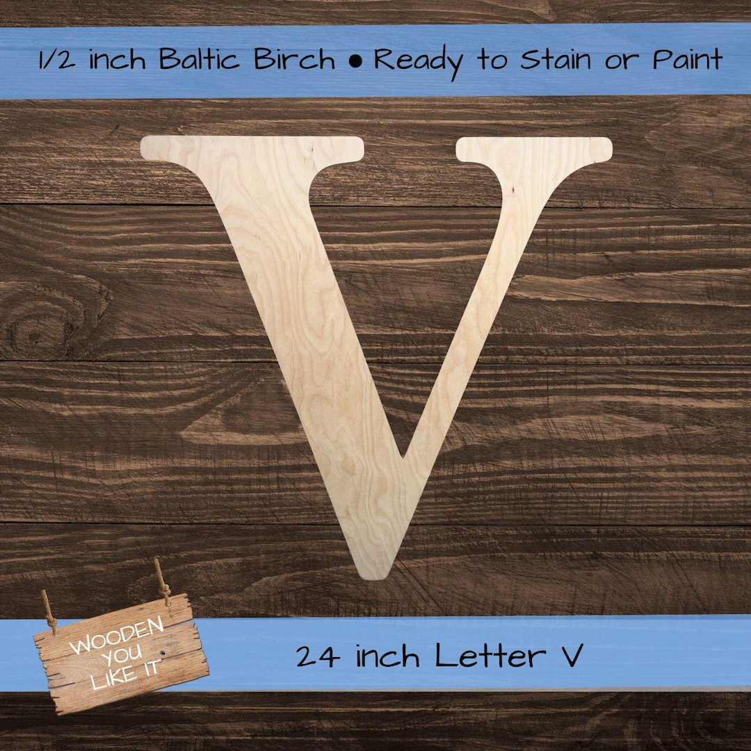 Letra grande de madera de 24 pulgadas para uso en interiores, libro de ...