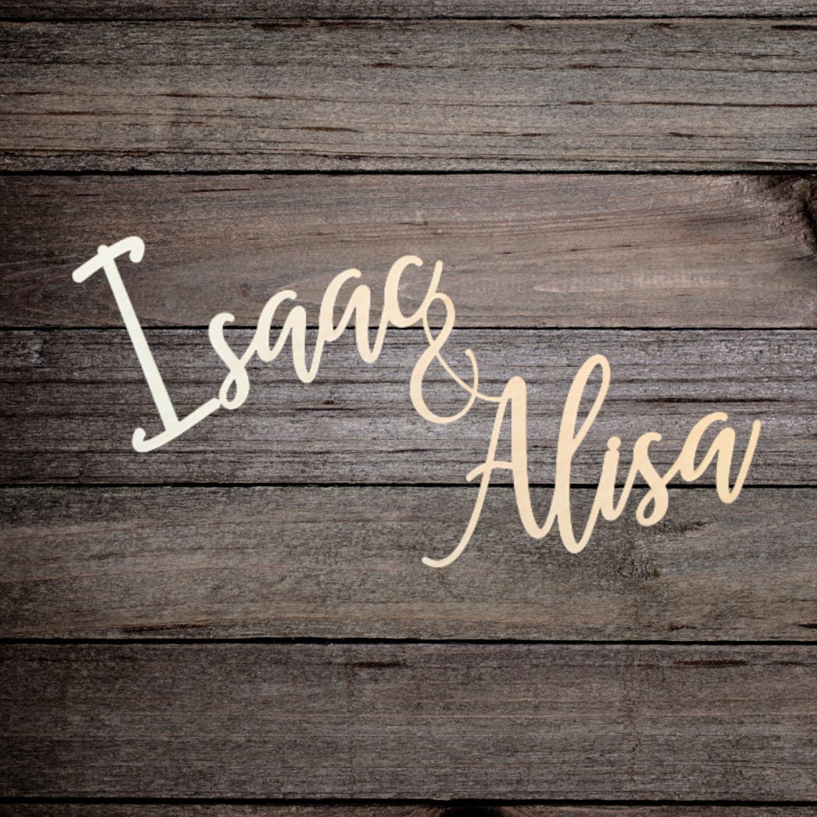 Custom Connected Names, Wedding, Baby Shower, Decoration, Bridal Shower ...