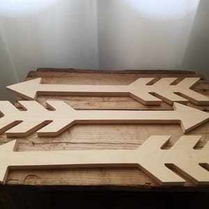 Set of 3, Wooden Arrow, Rustic Wooden Arrow, Arrow Wall Art, Native ...