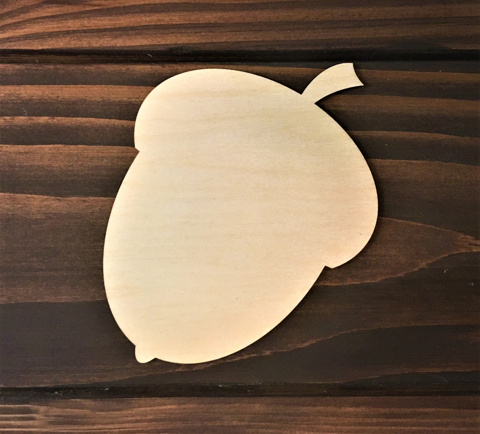 Wooden Acorn Unfinished Craft Project 224 - Etsy