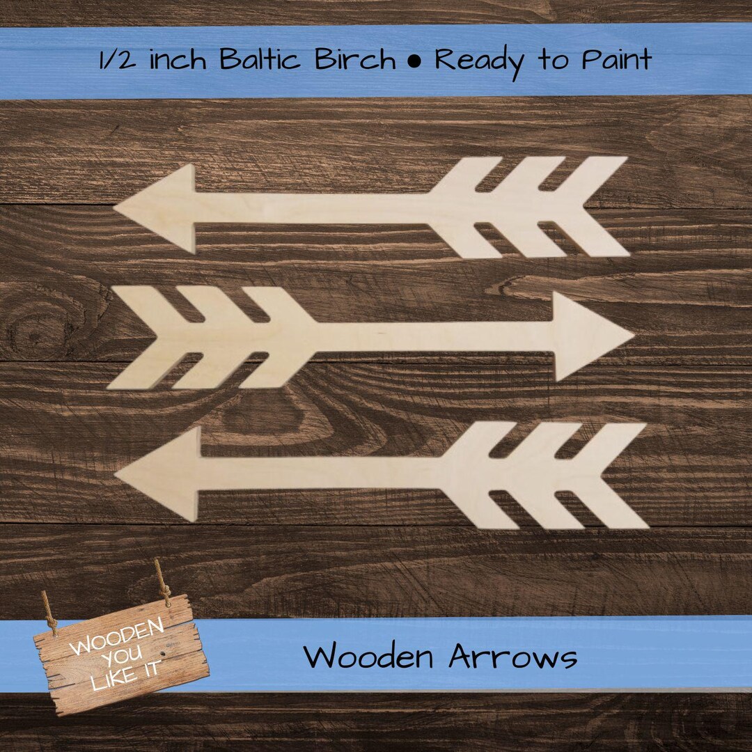 Set of 3, Wooden Arrow, Rustic Wooden Arrow, Arrow Wall Art, Native ...